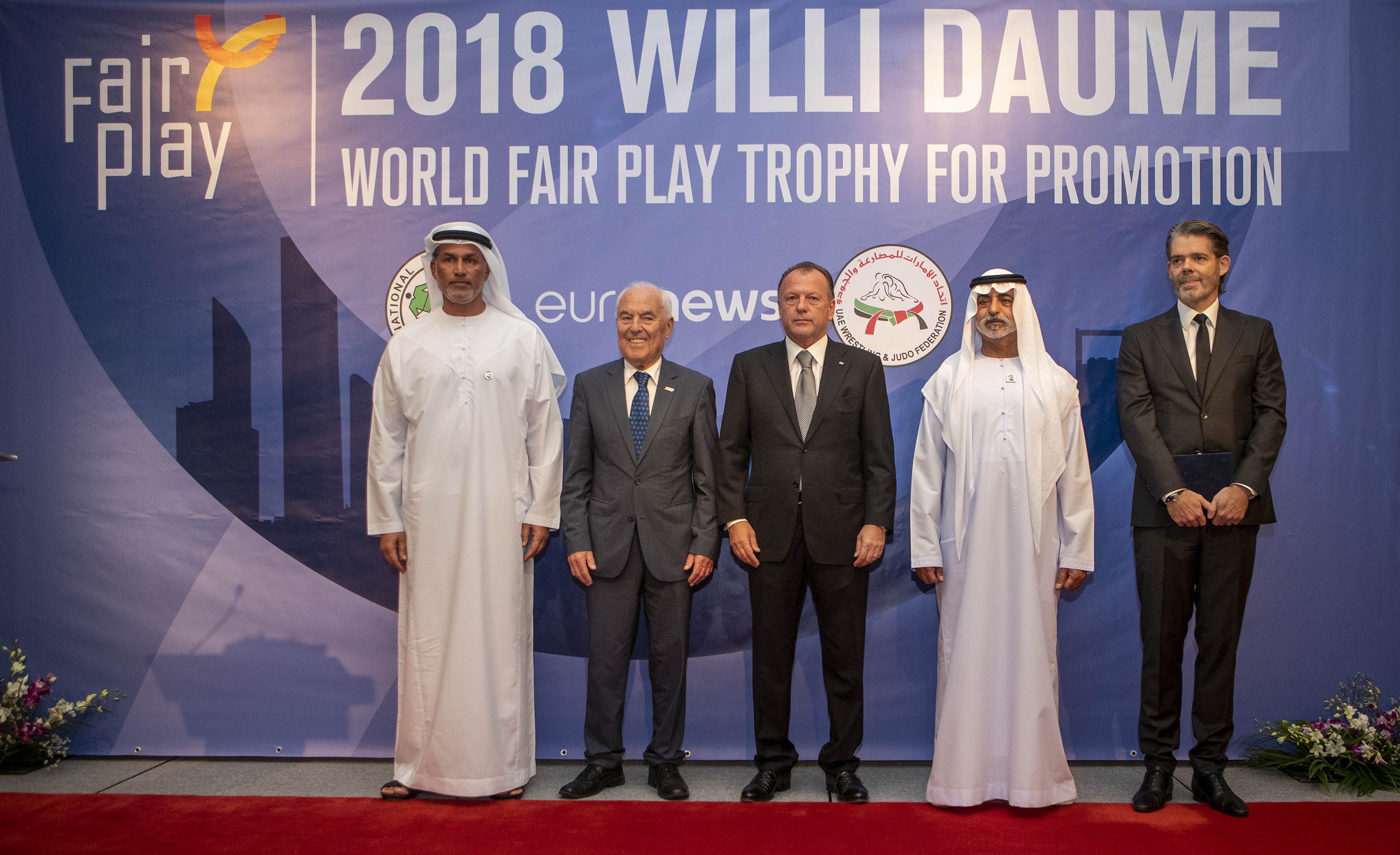 Judo promotes peace at the CIFP World Fair Play Awards in Abu Dhabi ...