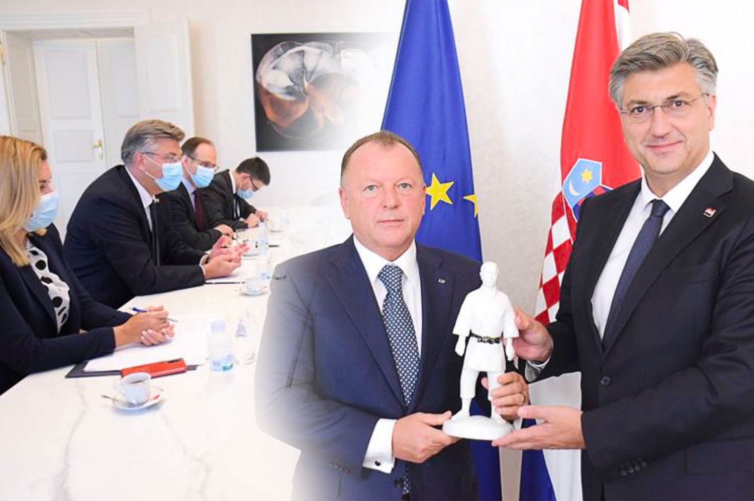 President Vizer Meets With the Croatian Prime Minister / IJF.org