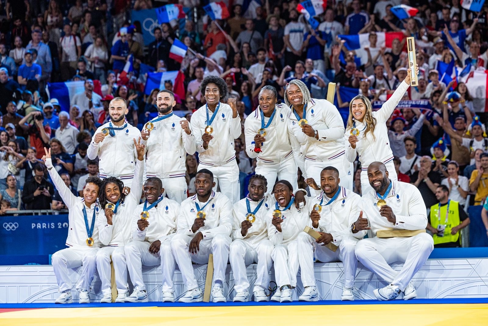 The Paris Olympic Mixed Team Champions Are France / IJF.org