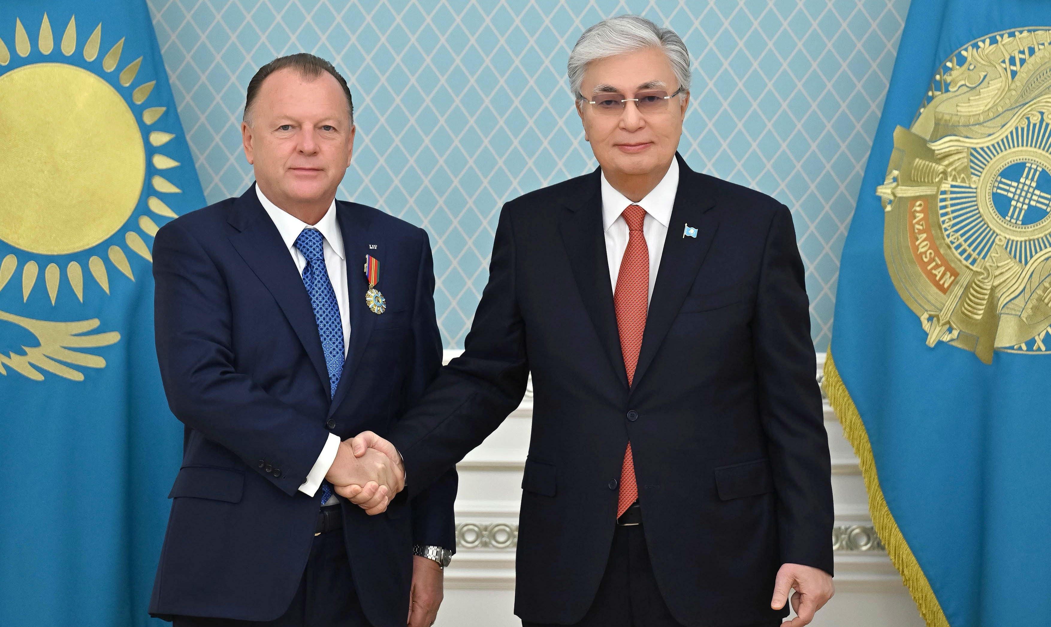 Kazakhstan’s Head of State Receives IJF President Marius Vizer / IJF.org