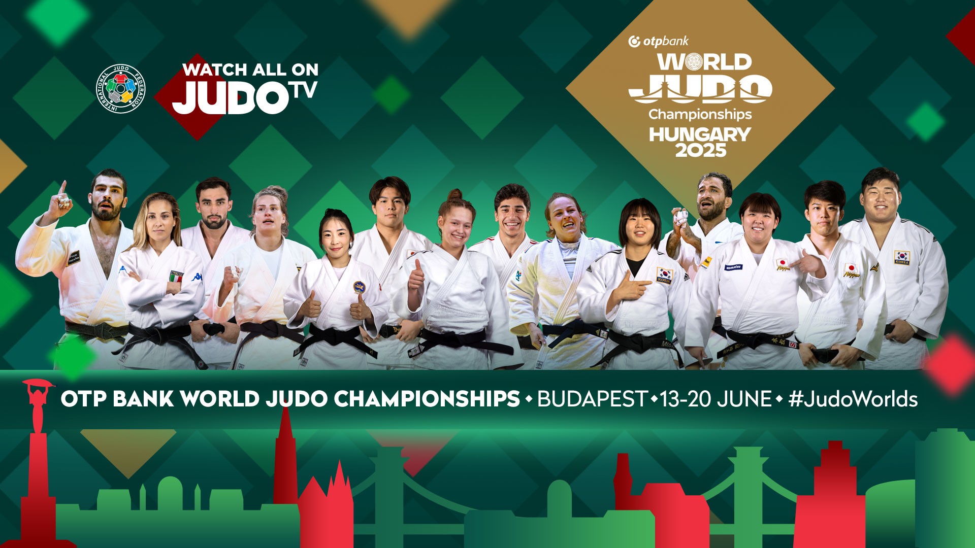 The 2025 OTP Bank World Judo Championship Draw is Done / IJF.org