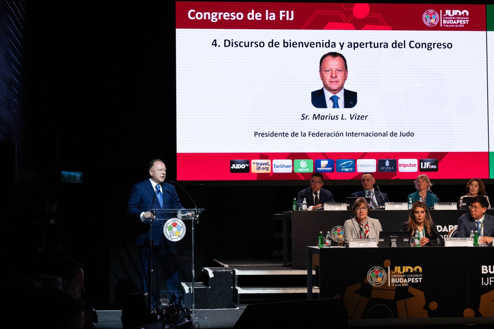 IJF President Mr Marius Vizer Elected for a Sixth Term / IJF.org